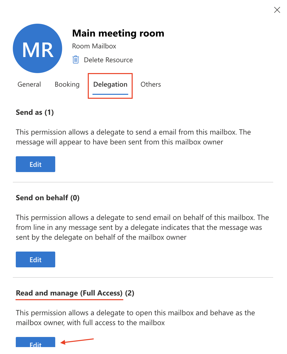 How to enable delegate access to an Office 365 or Exchange room or ...